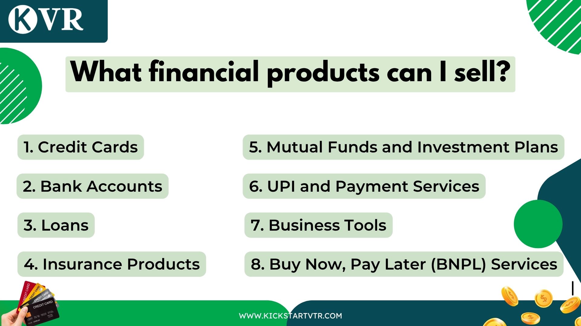KVR What Financial Products Can I Sell?